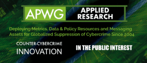 APWG eCRIME / APWG Applied Research | Counter-Cybercrime Innovation in ...